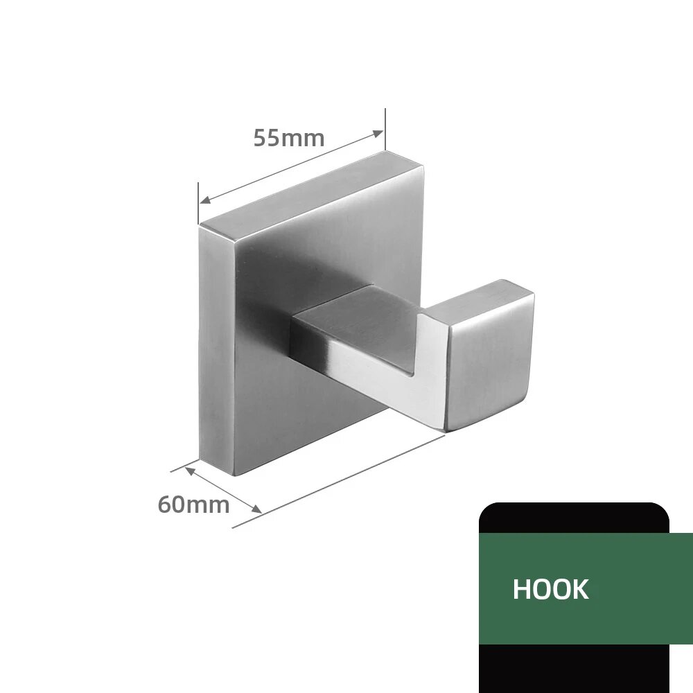 Крючок для полотенца Clothes hook из нержавеющей стали 55x60 мм