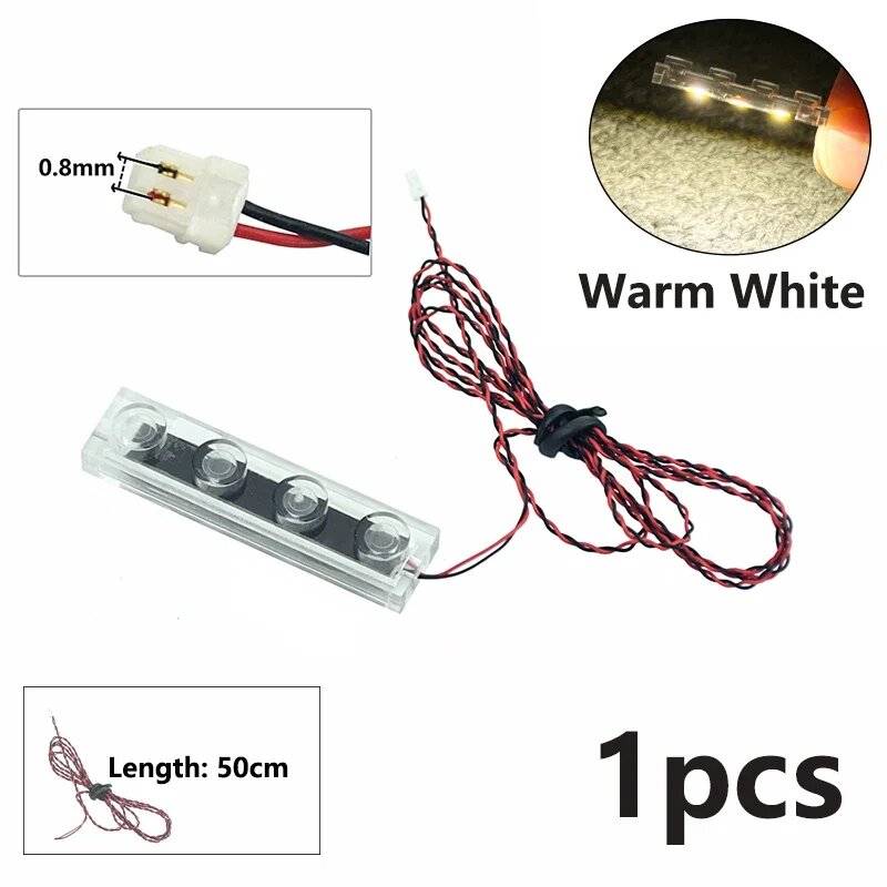 LED 1x4 Warm White Белый