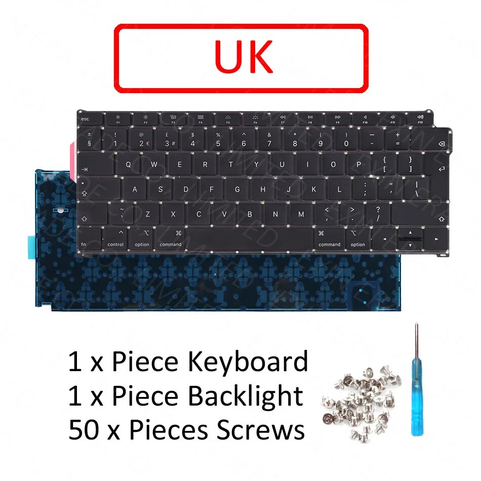 Клавиатура UK для MacBook Air Retina 13" 2018-2019