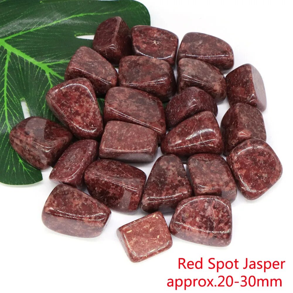 Красный Яшма, Red Spot Jasper, 50г, Бордовый