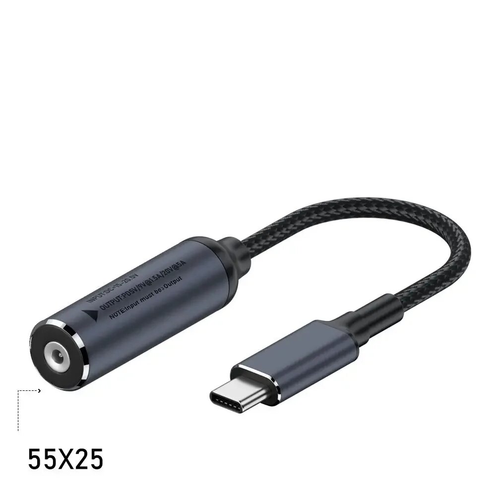 USB-адаптер DC в Type C PD 100 Вт