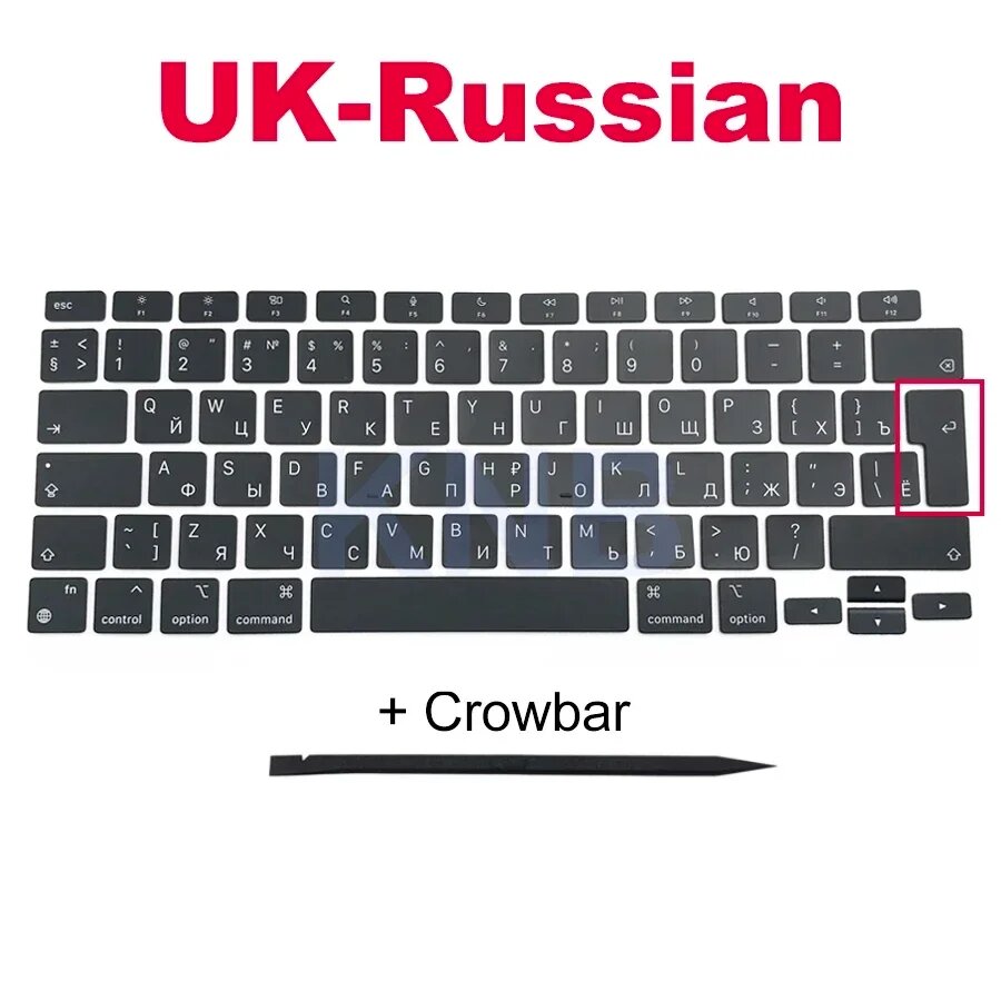 Колпачки для клавиш для ноутбука A2337, колпачки для клавиш, колпачки для клавиш, США, Великобритании, России, Франции, Испании, ЕС для Macbook Air 13 дюймов, M1 A2337 EMC 3598 2020