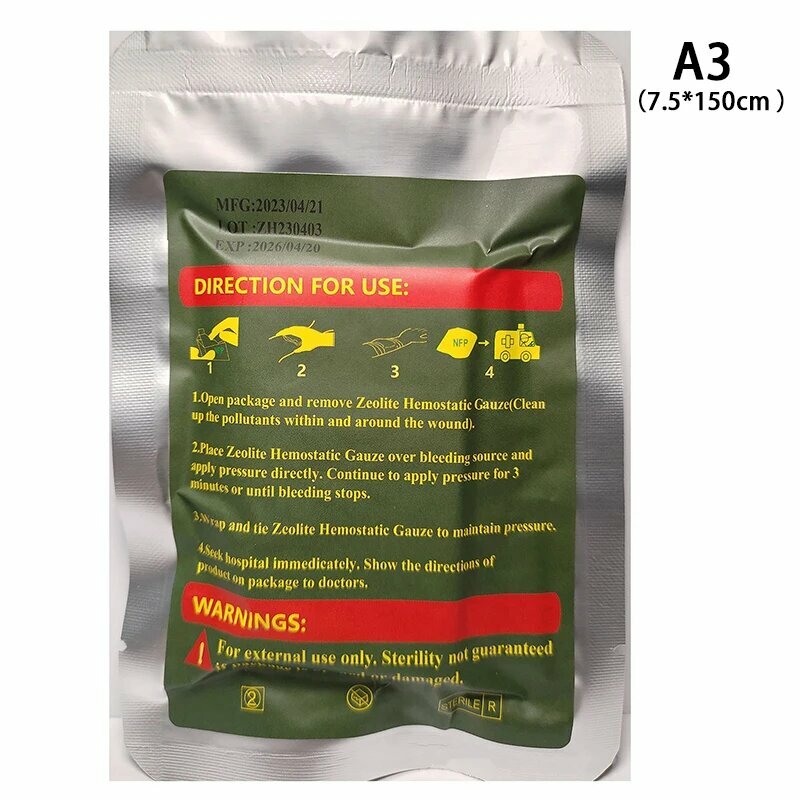 Каолиновая марля для остановки кровотечения