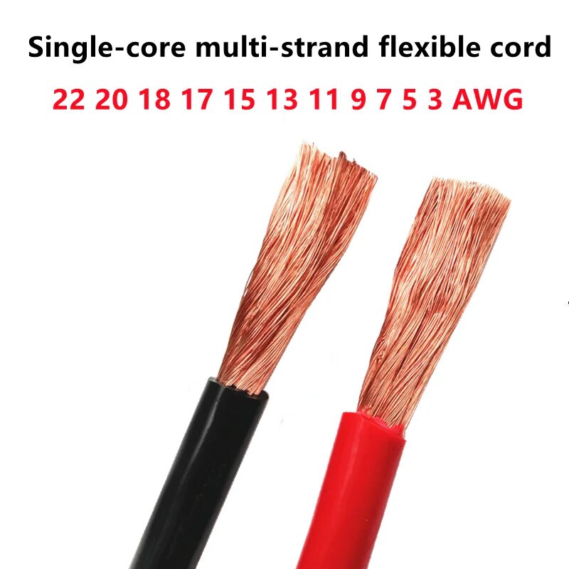 Одножильный медный провод в ПВХ оболочке SAKESI 13AWG 2.5MM, Red