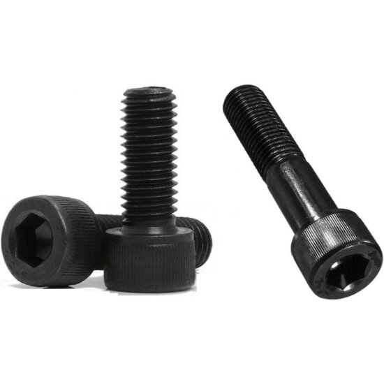 Винт Море-метизов DIN 912 класс прочности 12.9 оксид М16x240 мм, 2 шт VINT912162402М