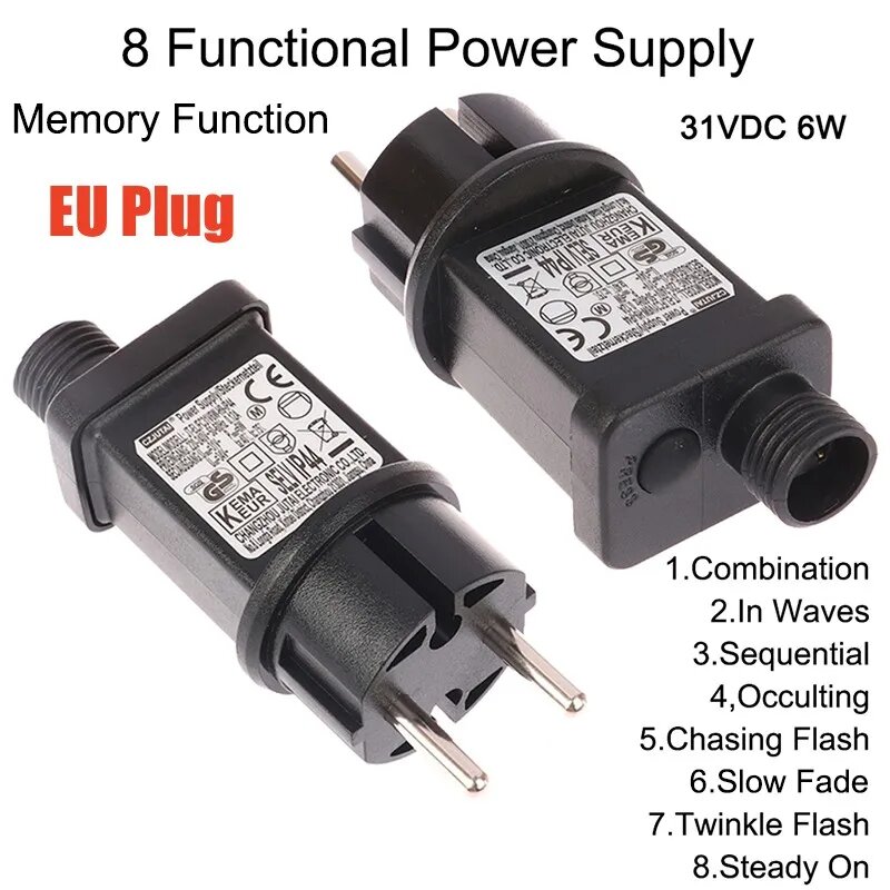 HUXUAN 6Вт 8-функциональный SELV блок питания IP44 EU