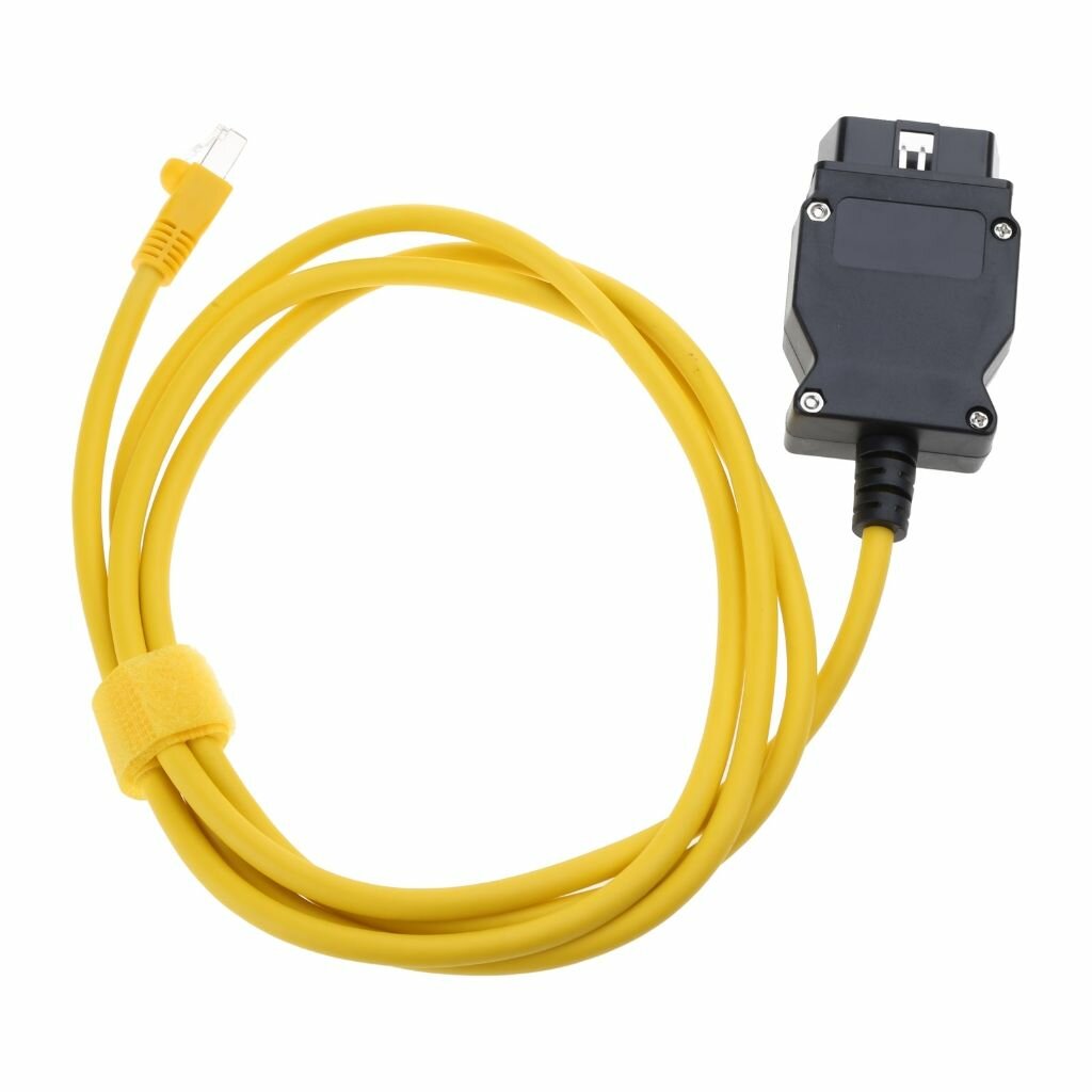 Кабель Enet OBD2 RJ45, кабель Ethernet, инструменты для подключения Ethernet к интерфейсам OBDII, диагностическое кодирование автомобиля