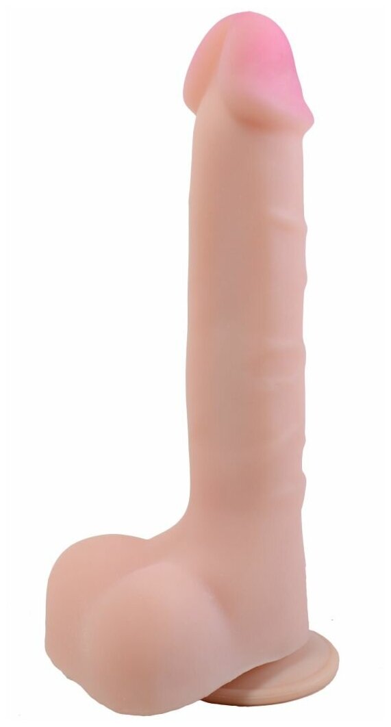 LOVETOY (А-Полимер) Фаллоимитатор на присоске ANDROID II - 23 см. Телесный