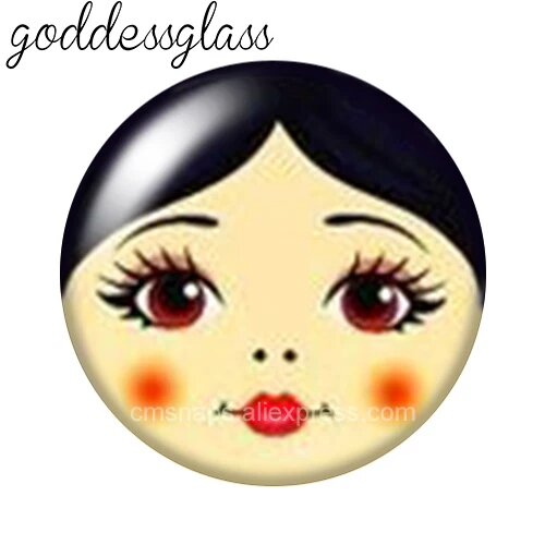 Стеклянные кабошоны Goddessglass круглые фото 10 шт. 22mm, ZB2047-08