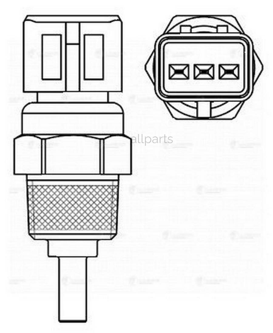 LUZAR LS-0820 Датчик температуры для а/м Hyundai Solaris (10-)/(17-)/Creta (16-)/Kia Rio (10-)/(17-) (LS 0820)