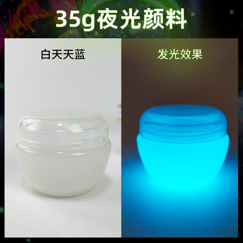 Флуоресцентная краска bar party DIY, ручная роспись, небесно-голубая, 35г