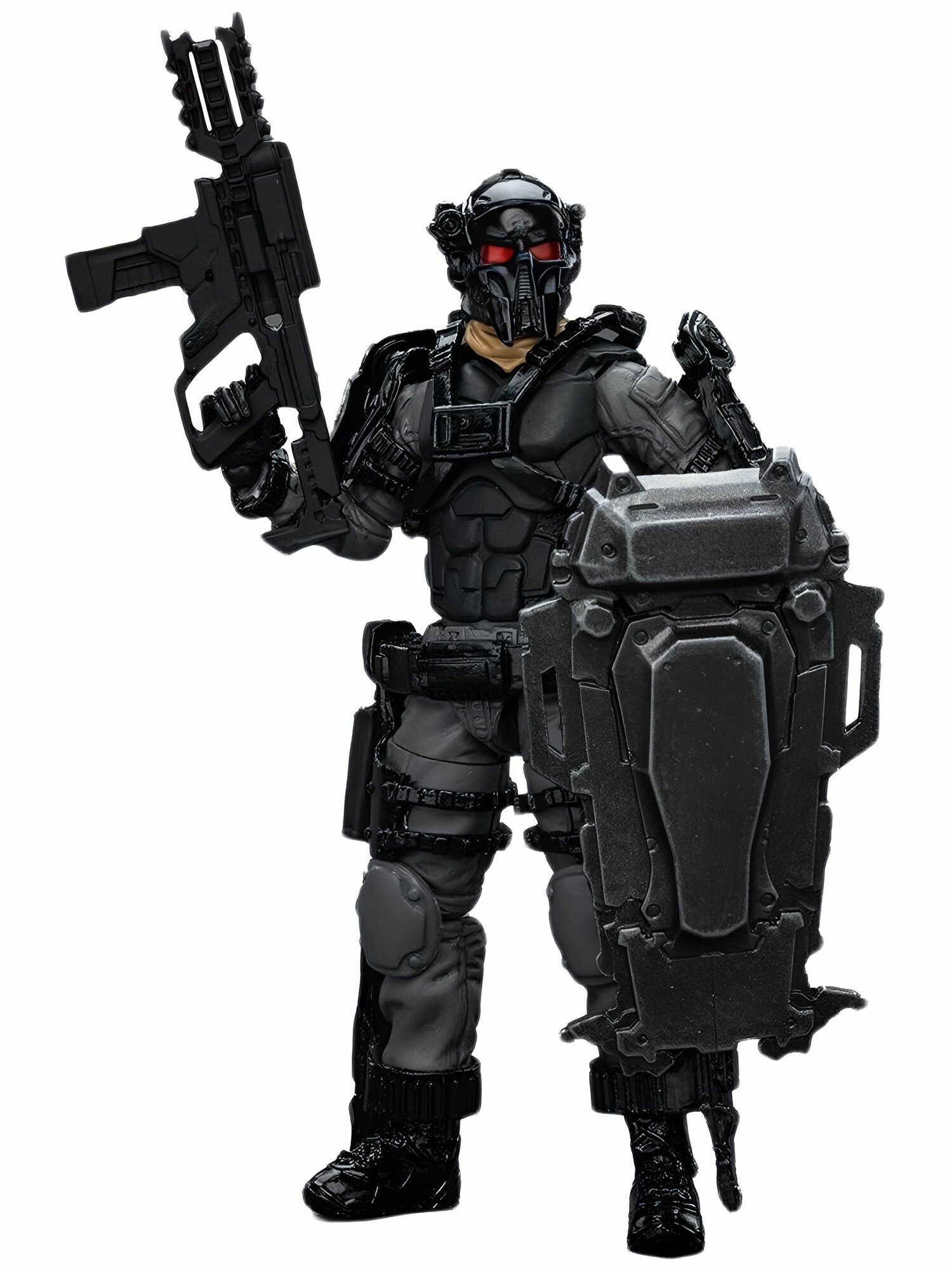 Боевой молотJOYTOY Hardcore Coldplay 1/18 Army Builder Promotion Pack Figure 31 - Bounty Hunter with Blast Shield Подарок на день рождения коллекция игрушек