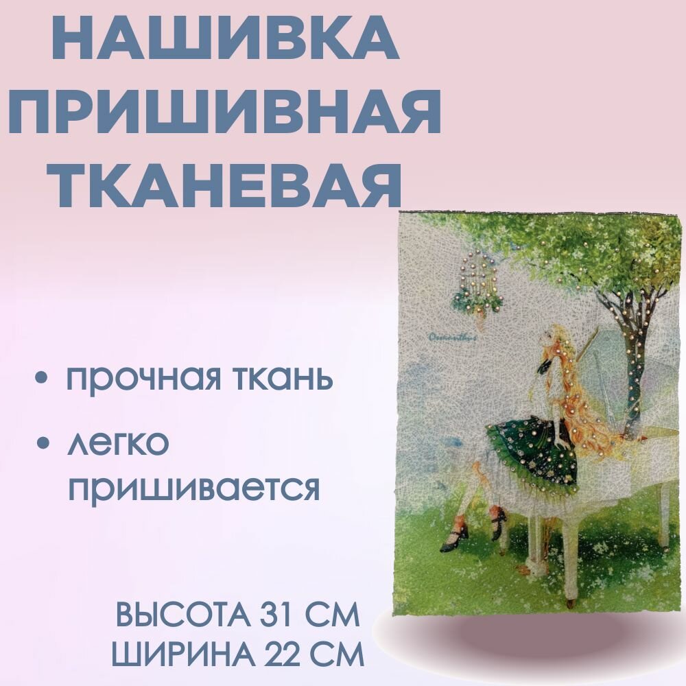 Нашивка, Аппликация, Заплатка 31 см/22см