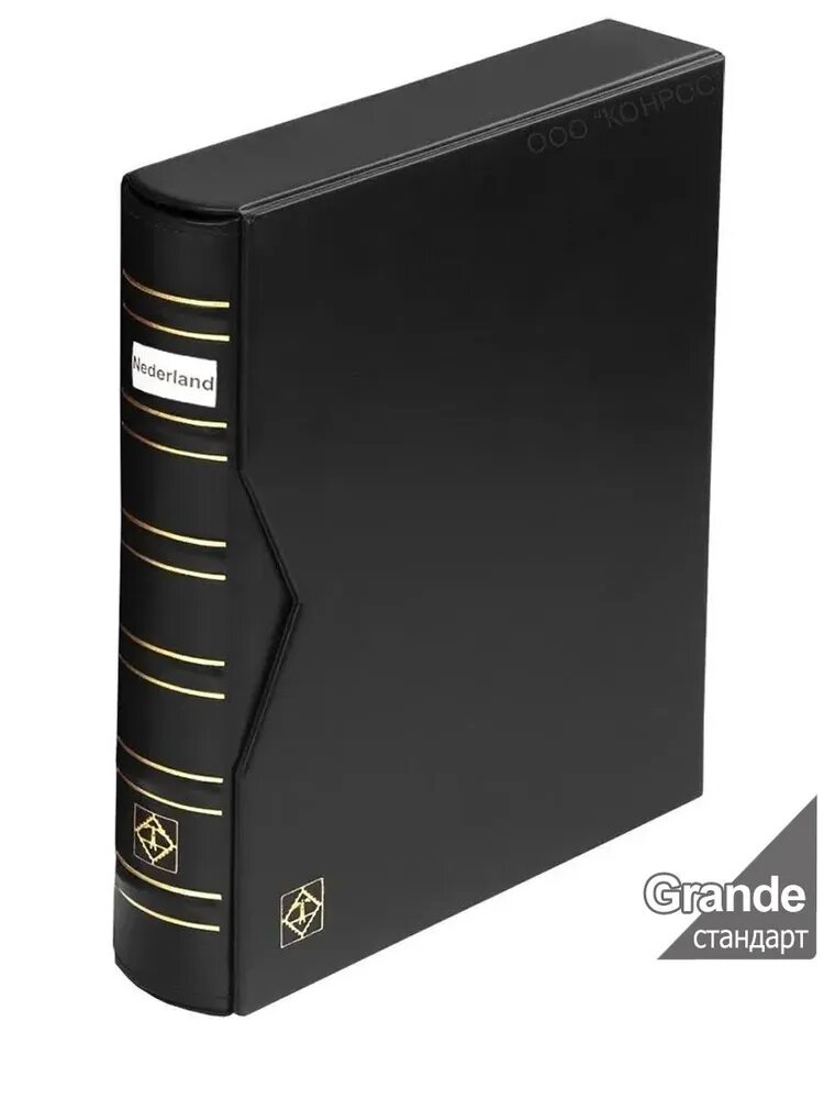 Альбом Classic Grande SIGNUMBL для монет и банкнот в футляре, черный. Leuchtturm, #338605