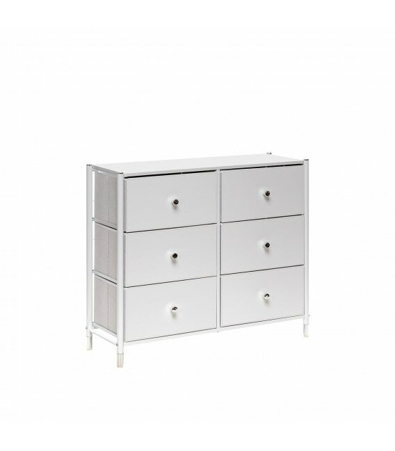 Комод Leset Хайди 6 ящиков, белый