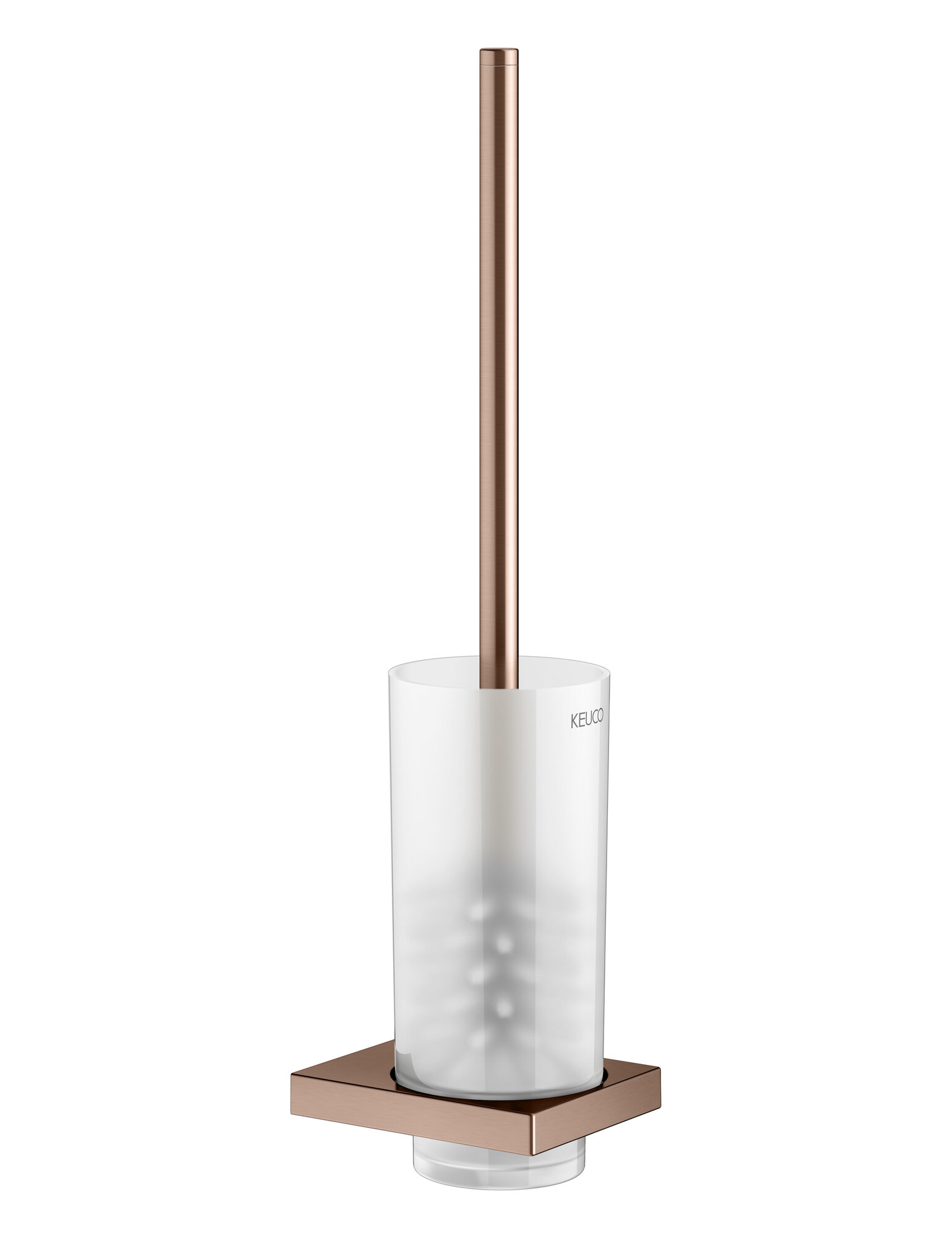 Туалетный гарнитур Keuco Edition 11, настенный, с хрустальной матовой колбой, красное золото шлифованное 11164 299000