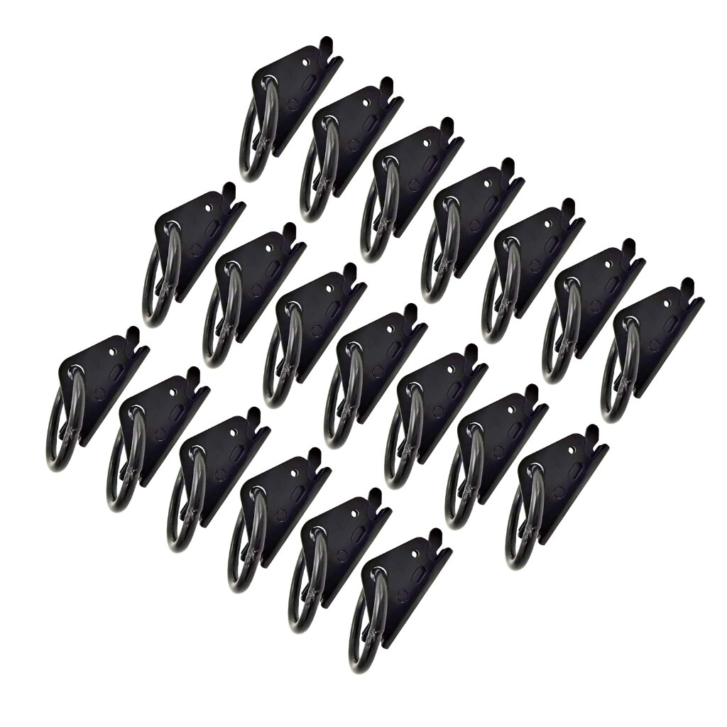 20 шт, соединительное кольцо для гусениц с пряжкой E-типа, гусеничная пряжка-черный