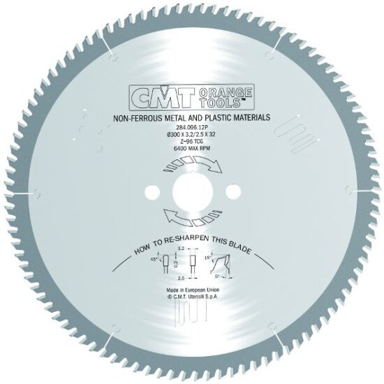 Диск пильный Cmt 190X2.6/2.2X20 Z=30 HWG 5°POS, 284.190.30M