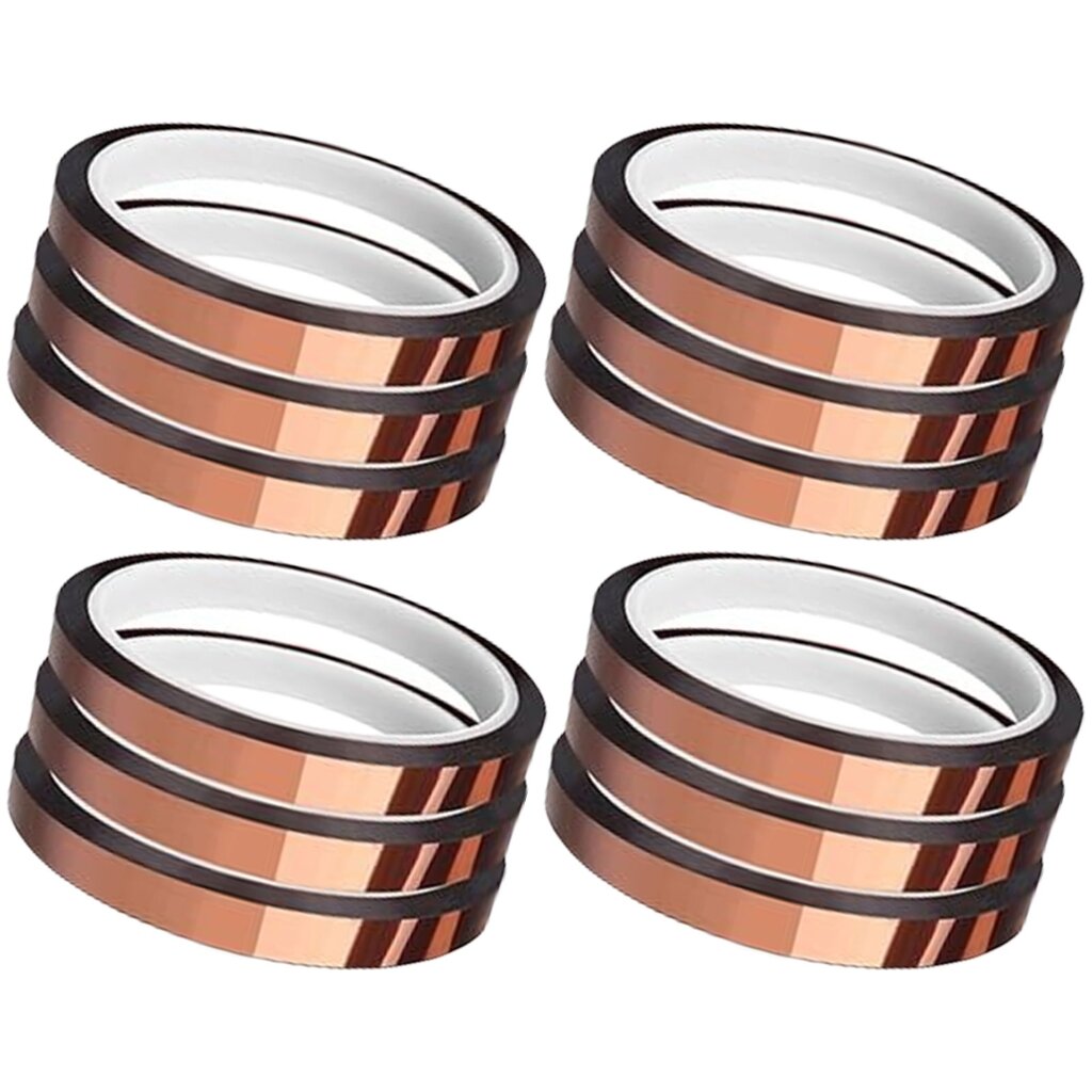 12 Рулонов Термостойкой Ленты Тепловая Лента для Сублимации Теплопередающий Кран для Сублимационных Кружек, Стаканов, Бутылок, Футболки