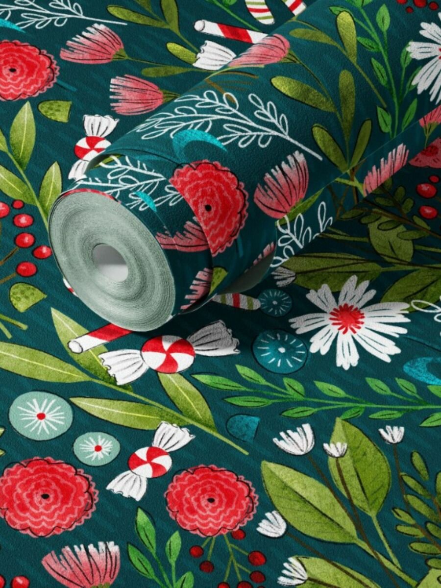 Самоклеящиеся обои с цветочным рисунком в стиле ретро для мебели, кухни и стен, 0,45х3м