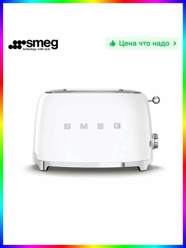 Тостер 585e8d34-9141-43f5-a23c-42707b1d61fd 950 Вт тостов - 1, белый