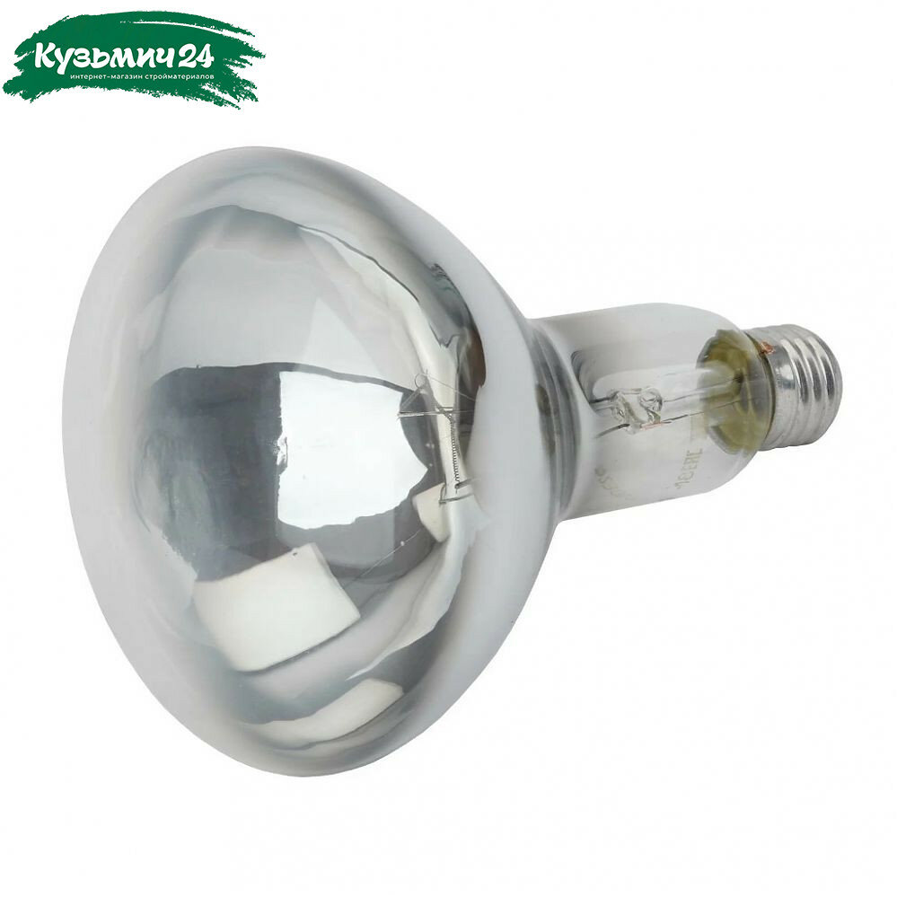 Лампа накаливания зеркальная ИКЗ 215-225-250-1 инфракрасная 250 Вт, Е27