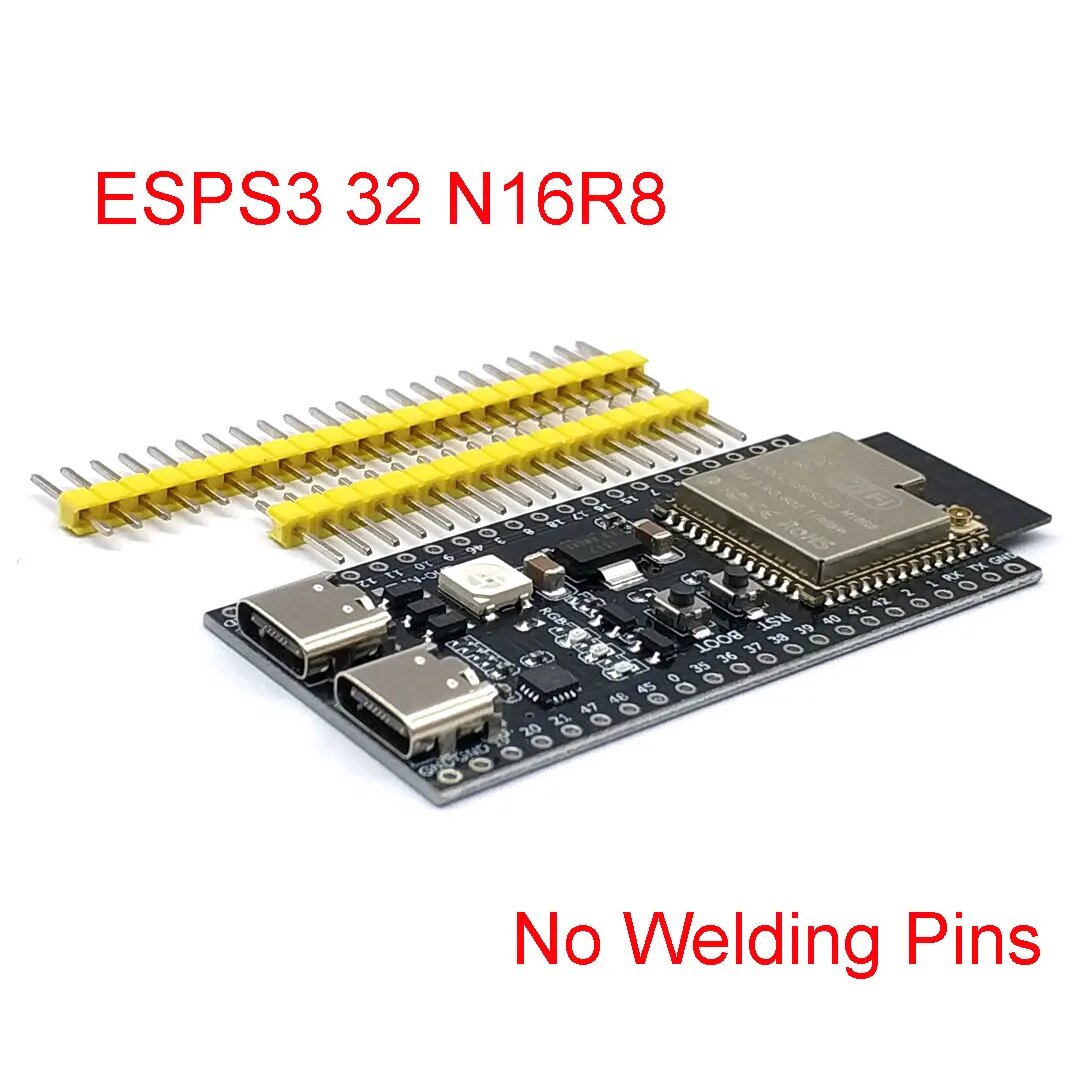 ESP32 S3 N16R8, No Welding Pins, Type 2