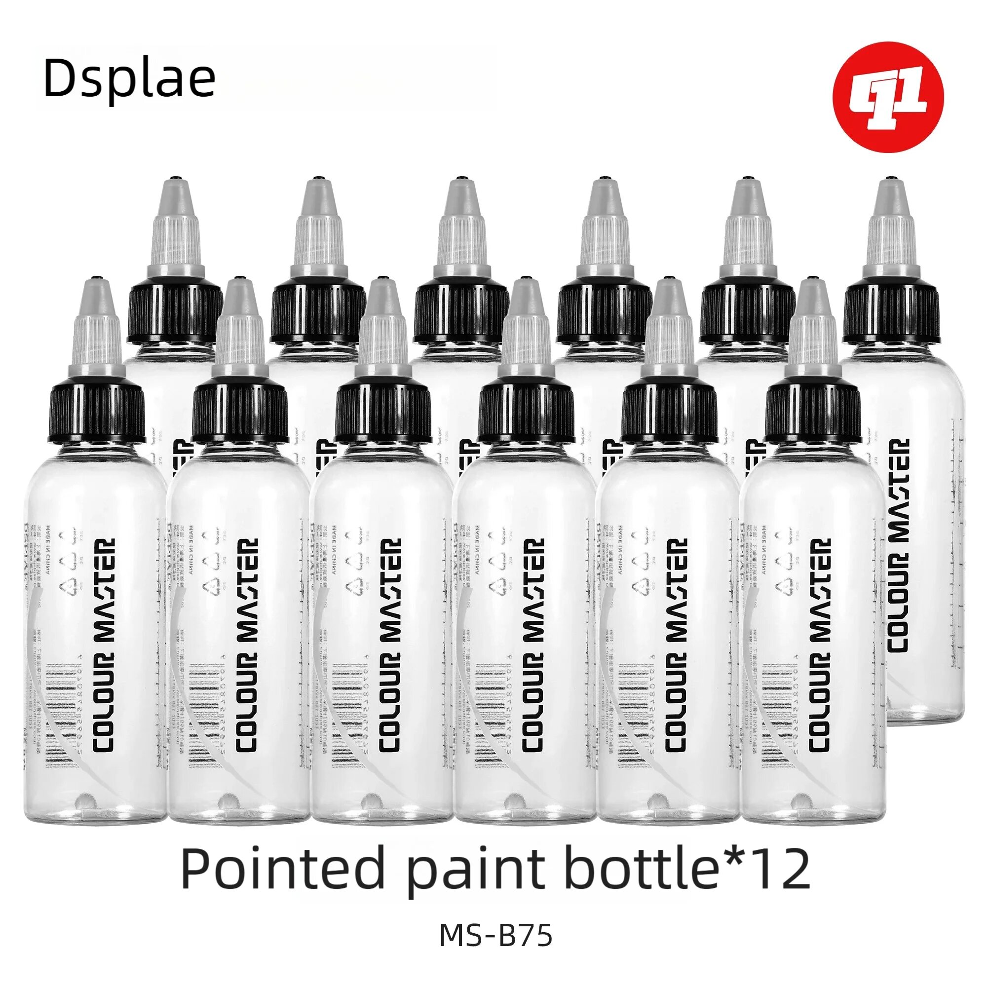 Набор аэрографов DSPIAE PT-AB 75ML 12PCS