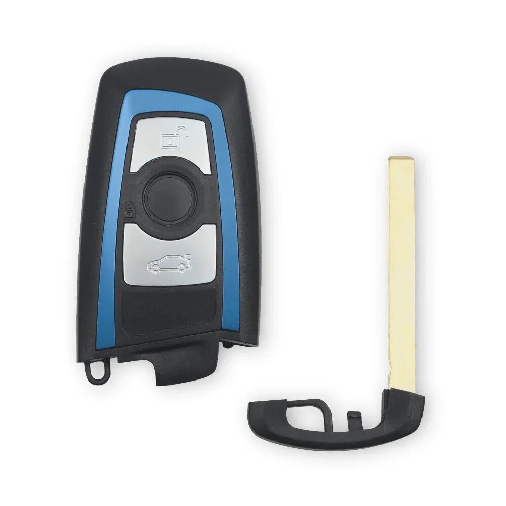 KEYYOU Smart Car Key Shell Чехол с дистанционным управлением для BMW CAS4 F FEM 3 5 7 3 Button Bule