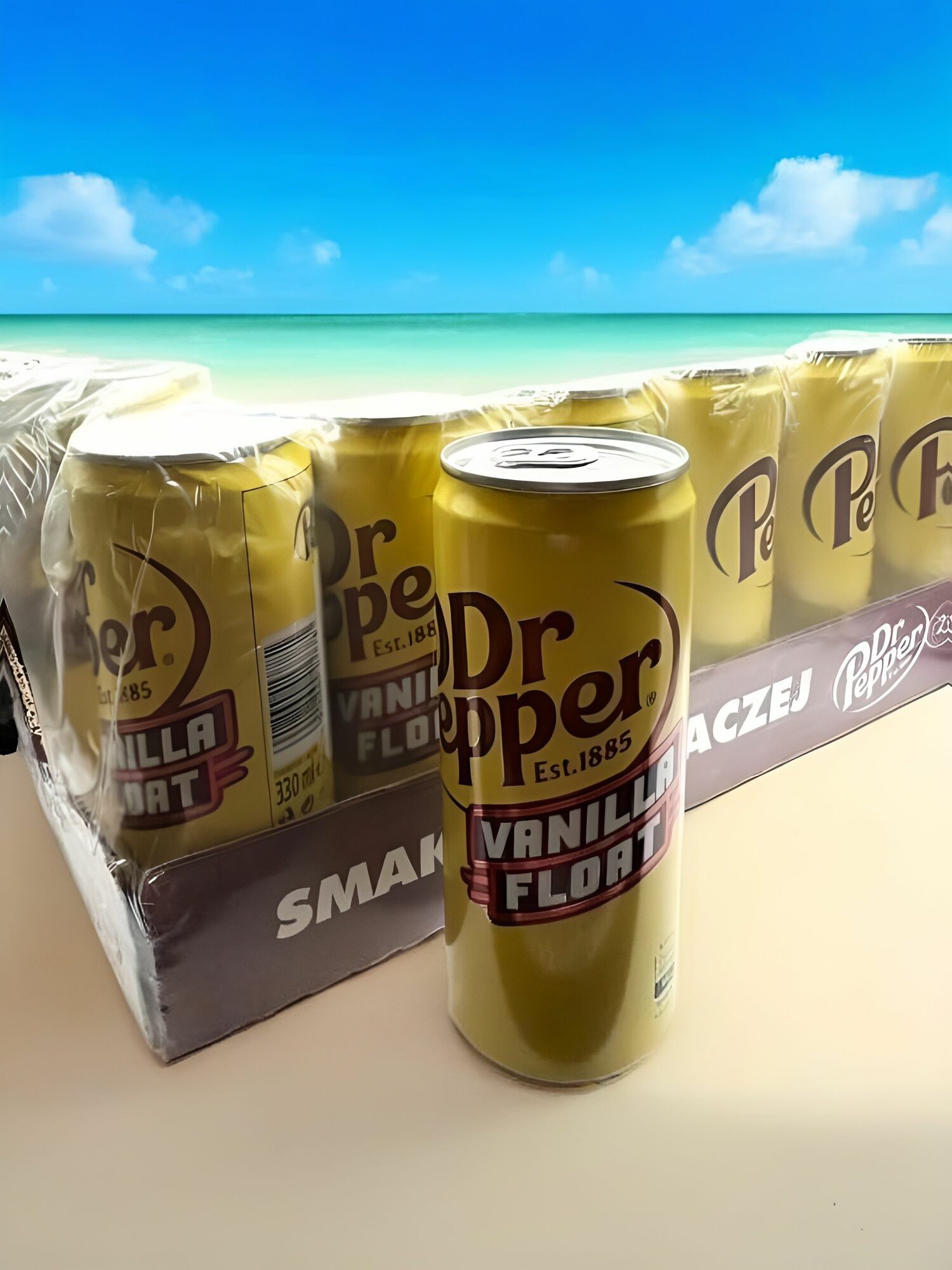 Газированный напиток Dr.Pepper Vanilla Float, 24 шт х 0,33 л
