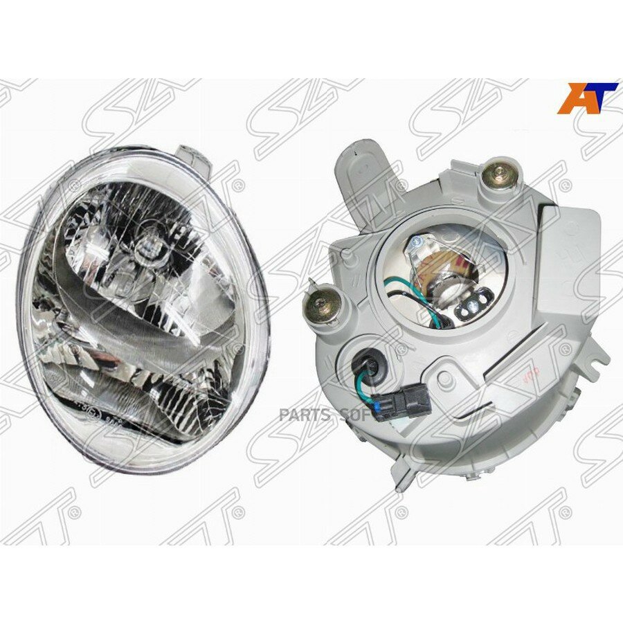 Фара Daewoo Matiz 00-15 (Слева/ Ручная регулировка/ модель 00-11) от официального дистрибьютора, SAT, артикул ST2221120L