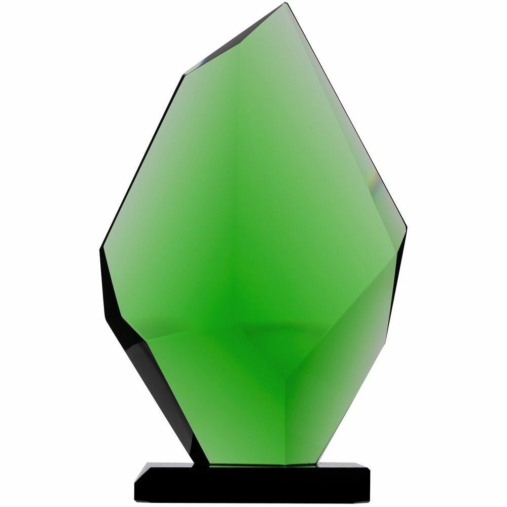 Стела Cristallino, зеленая, 9x4x14 см; упаковка 19х14х5,6 см