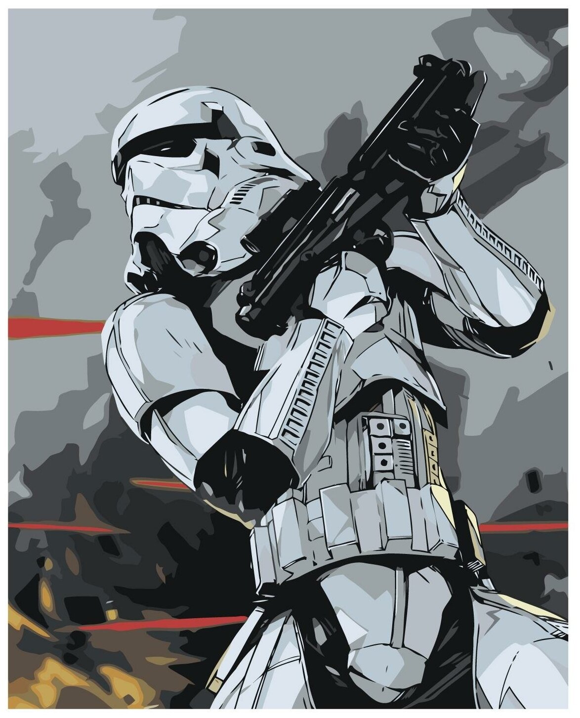 Картина по номерам, "Живопись по номерам", 60 x 75, Z-NA95