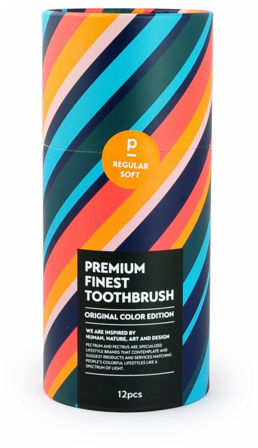 Dental Care Набор Pectrum: Зубная щетка c наночастицами серебра и сверхтонкой двойной щетиной (мягкой и супермягкой), 12 шт, арт. 142675