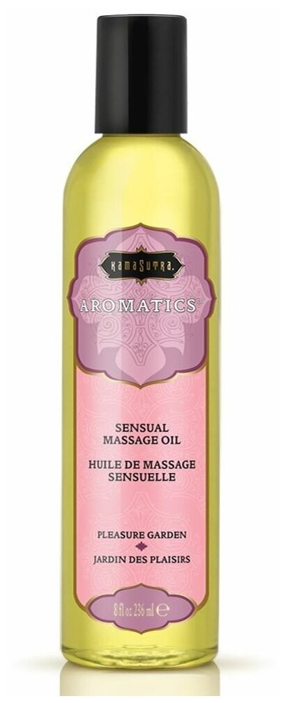 Массажное масло с цветочным ароматом Pleasure Garden - 236 мл.