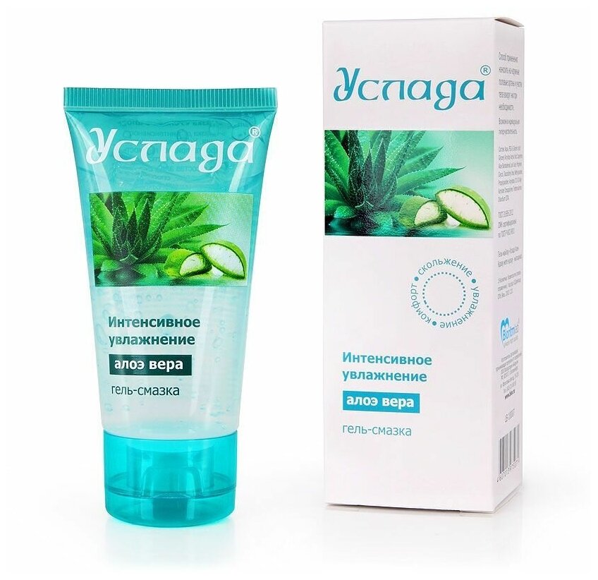 Гель-лубрикант Услада с алое вера, Биоритм, 60 гр