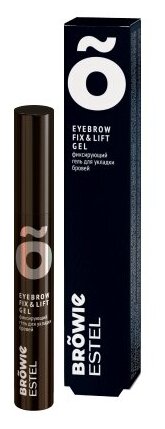 Фиксирующий гель для укладки бровей Estel Professional BROWIE, бордовый, 13 мл