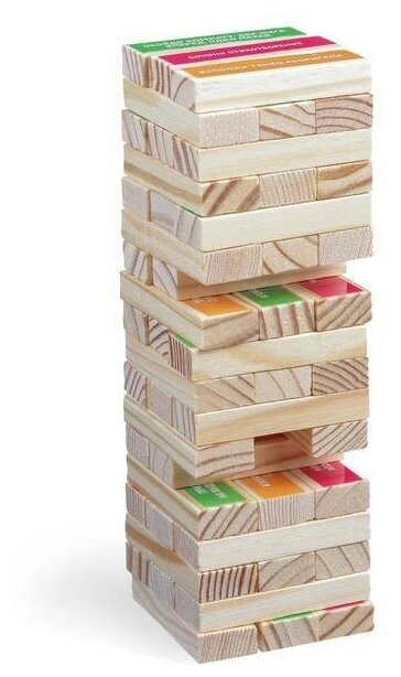 Падающая башня "Джемба" с фантами, 54 бруска