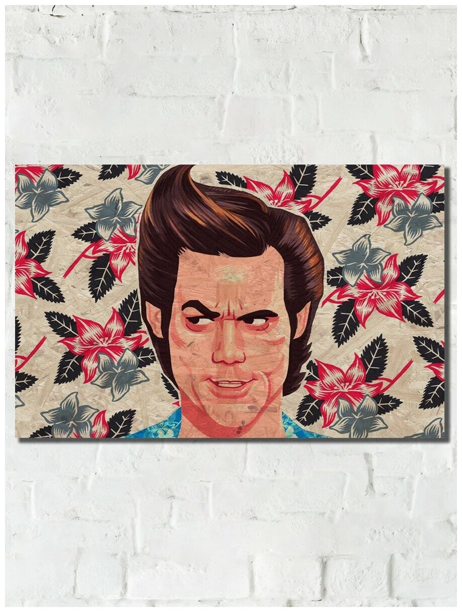 Картина интерьерная на рельефной доске ОСП Джим Керри - 6253 Г