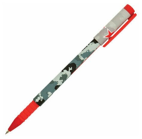 24 шт. Ручка шариковая BRUNO VISCONTI FunWrite, синяя, "Military blue", узел 0,5 мм, линия письма 0,3 мм, 20-0212/17