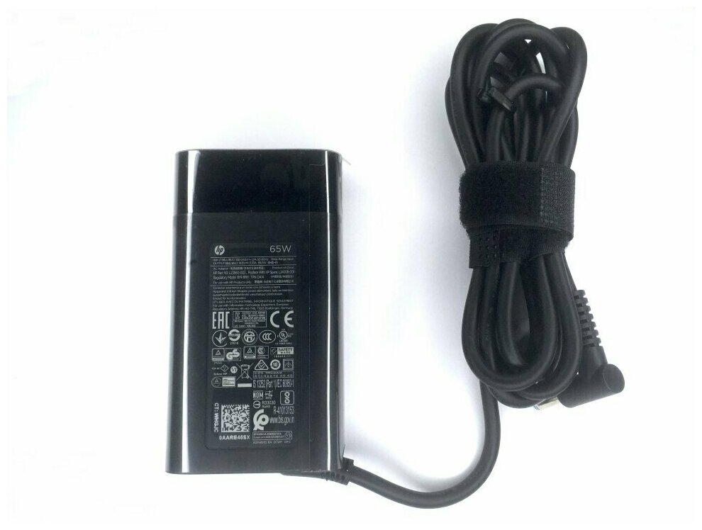 Блок питания (зарядное устройство) для ноутбука HP Pavilion 17-f203ur 19.5V 3.33A (4.5-3.0 с иглой) 65W New Slim