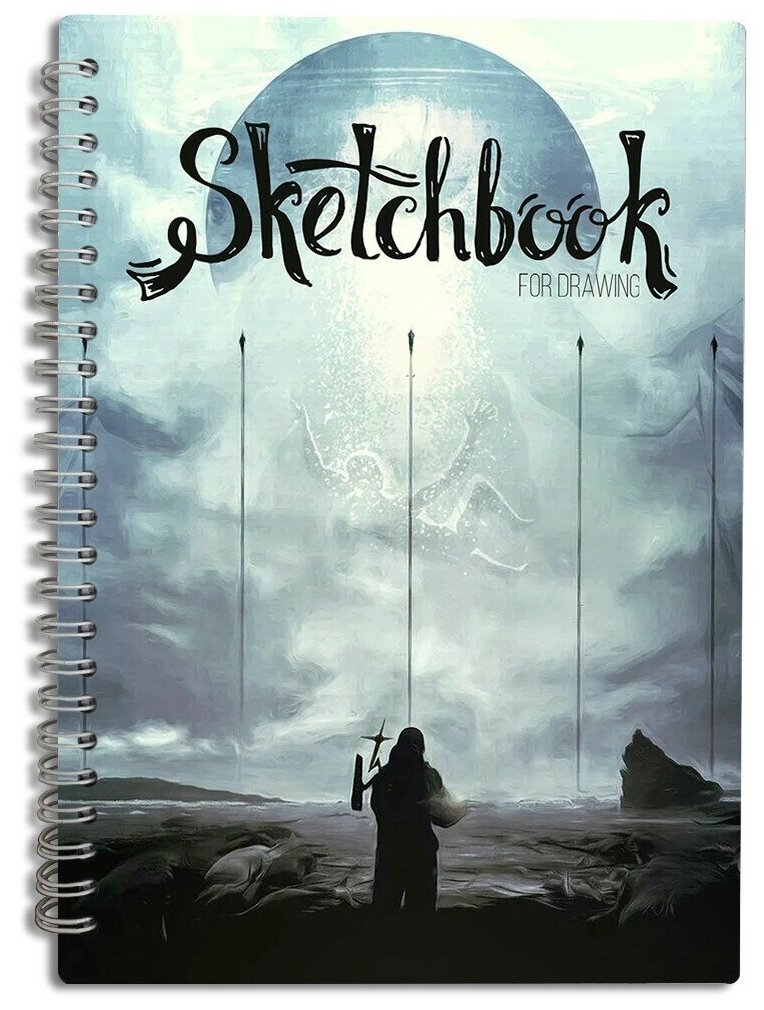 Скетчбук А5 50 листов Блокнот для рисования игры Death Stranding деф стрендинг сэм бриджес - 1079