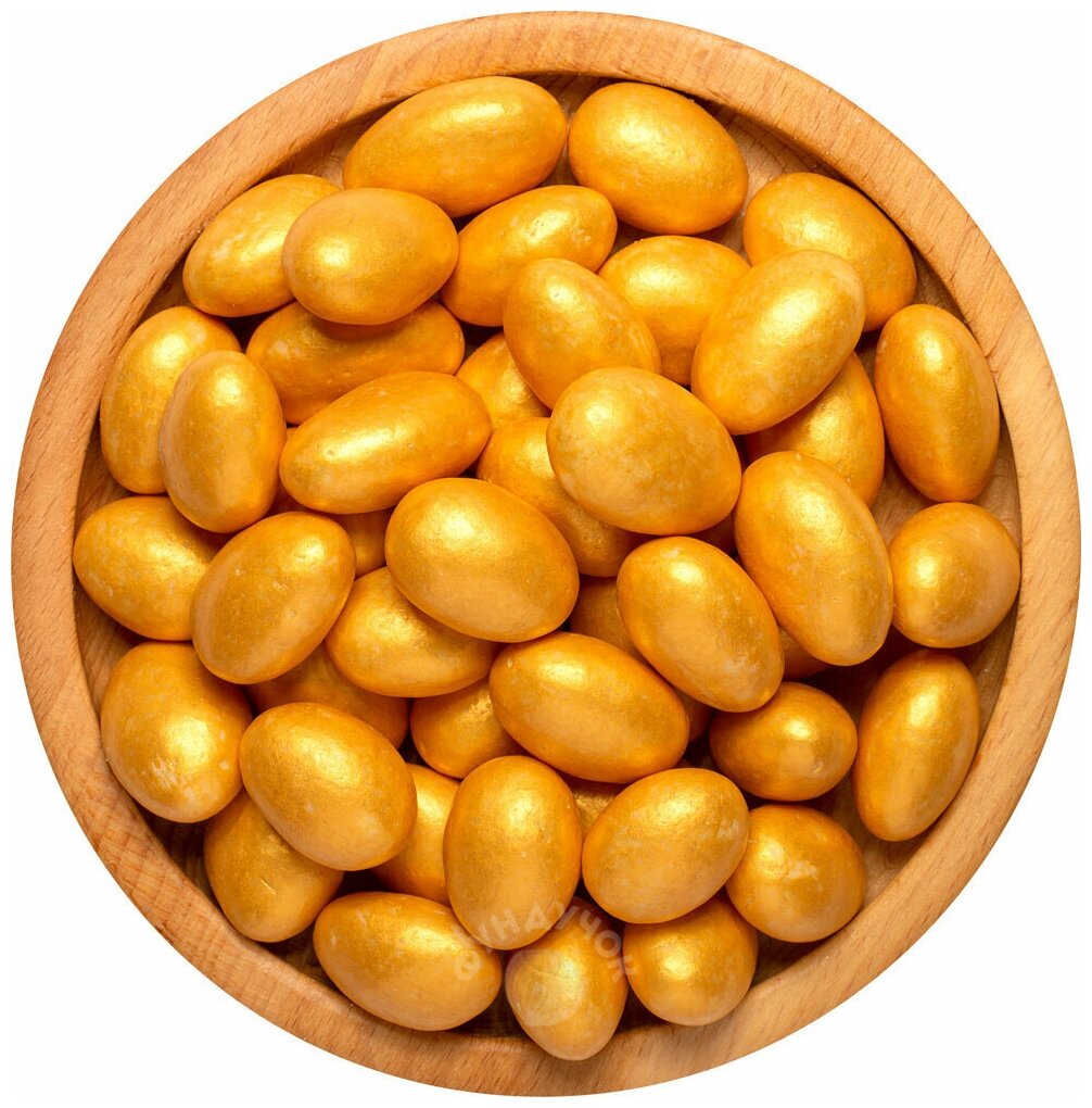 Миндаль (драже праздничное) золото фундучок 500 г.