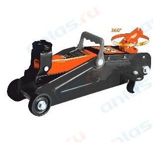 Домкрат гидравлический подкатной 2 т 135-335 мм с вращающейся ручкой АвтоДело