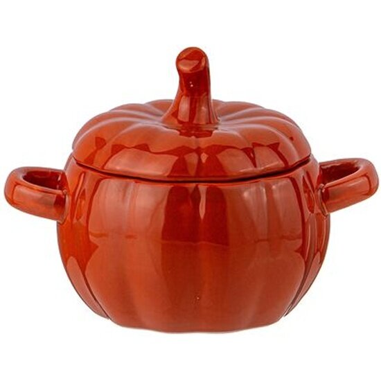 Блюдо для запекания Agness с крышкой "тыква", "il raccolto", 600 мл, 17,3х13х12,7 см.