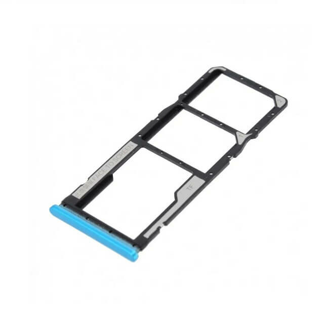 SIM-лоток (сим держатель) для Xiaomi Redmi Note 9S, 9 Pro Зеленый