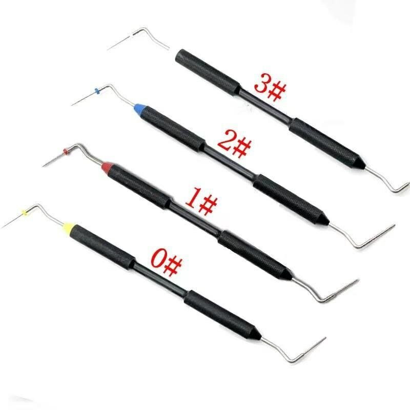 Набор 4 шт Никель-титановый ручной плаггер (Эндоплаггер) Бьюкенена Buchanan Hand Pluggers Incidental № : #0 #1 #2 #3 отлично подойдёт для вертикальной и латеральной конденсации гуттаперчи .