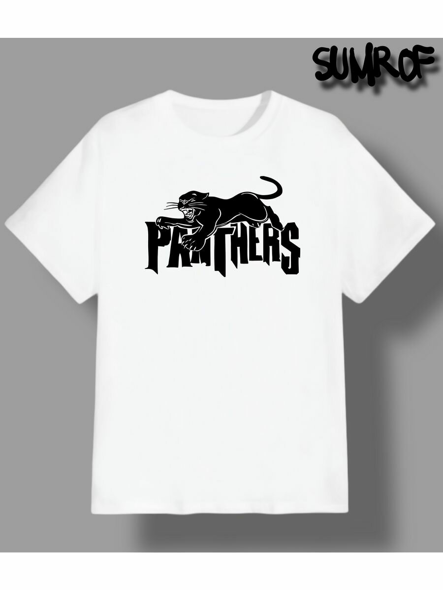 Футболка с надписью пантера