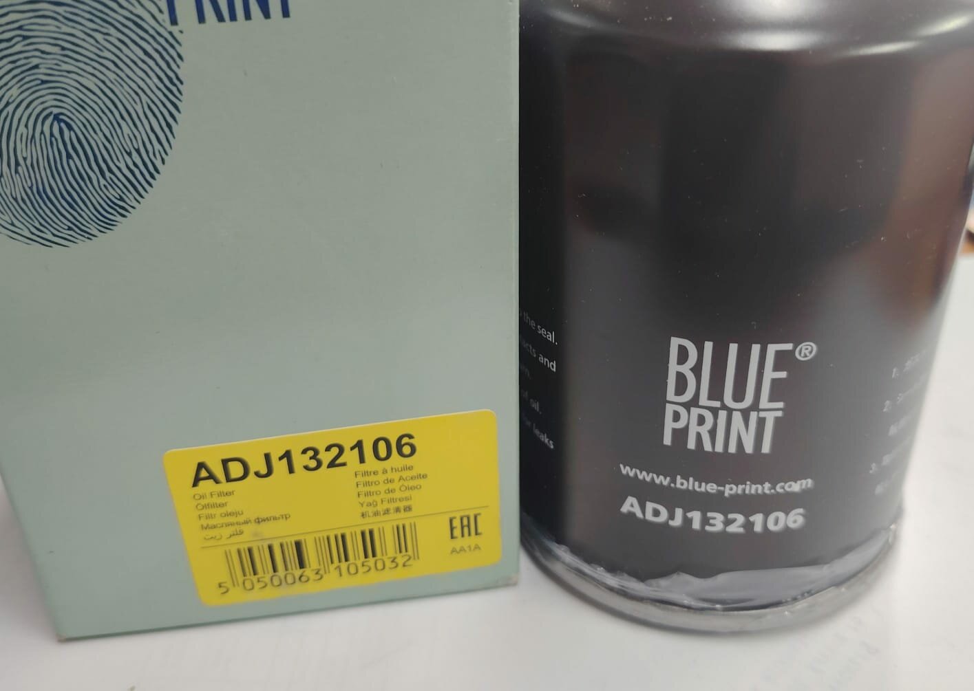 Фильтр Масляный Jaguar: Xf 4.2, 4.2 Kompressor 08- Blue Print арт. ADJ132106