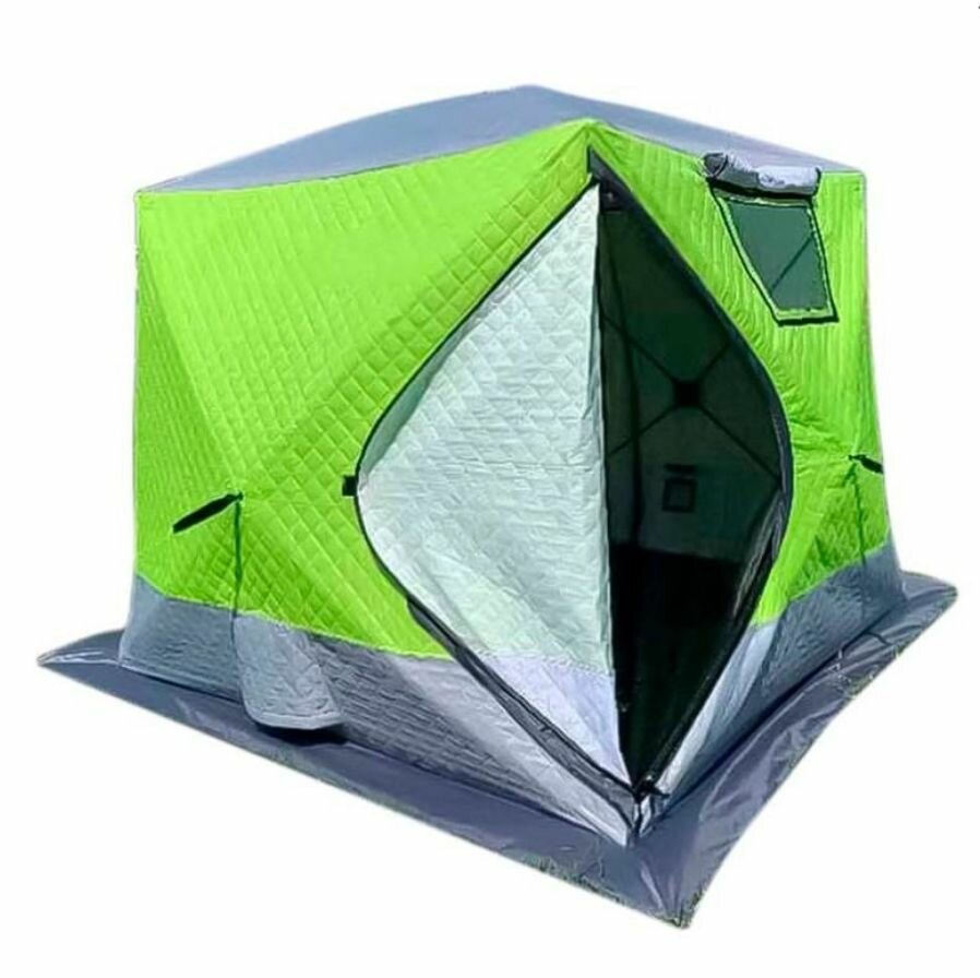 Трехслойная палатка-куб для зимней рыбалки Mircamping 2018